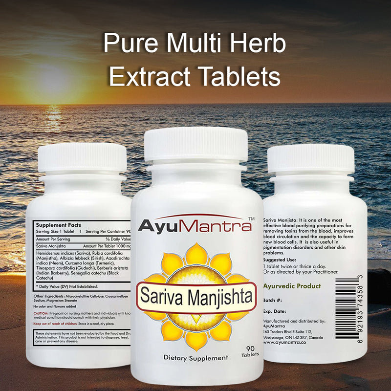 Sariva Manjistha Tablets – Skin Clarity Support